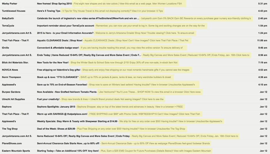 9 Preheader Text Mistakes that Nosedive Your Email Open Rates