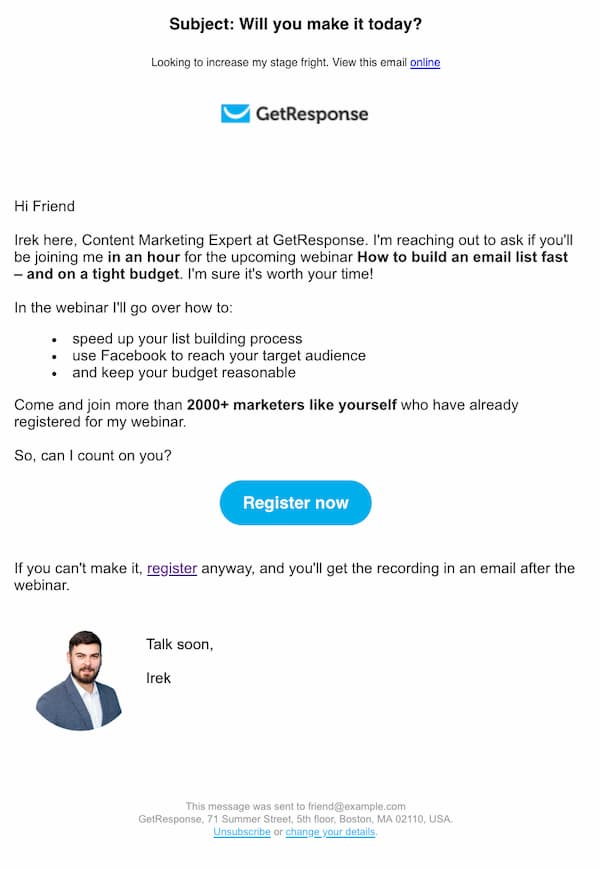 6 Webinar Invitation Email Examples & Best Practices