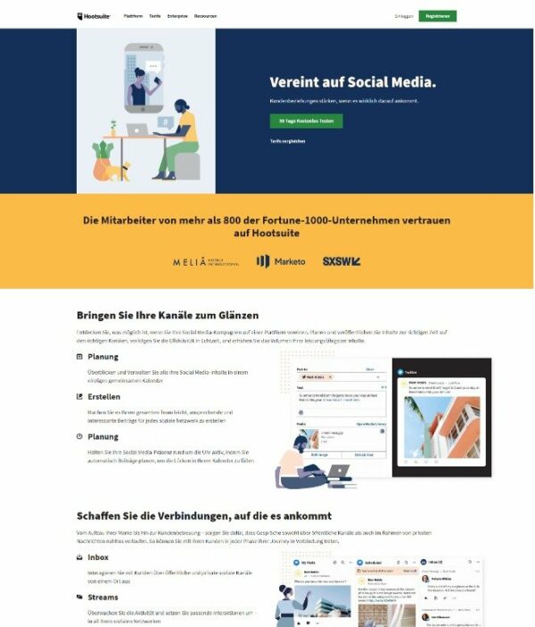 Top 20 deutsche Landing Pages – Unsere liebsten Beispiele