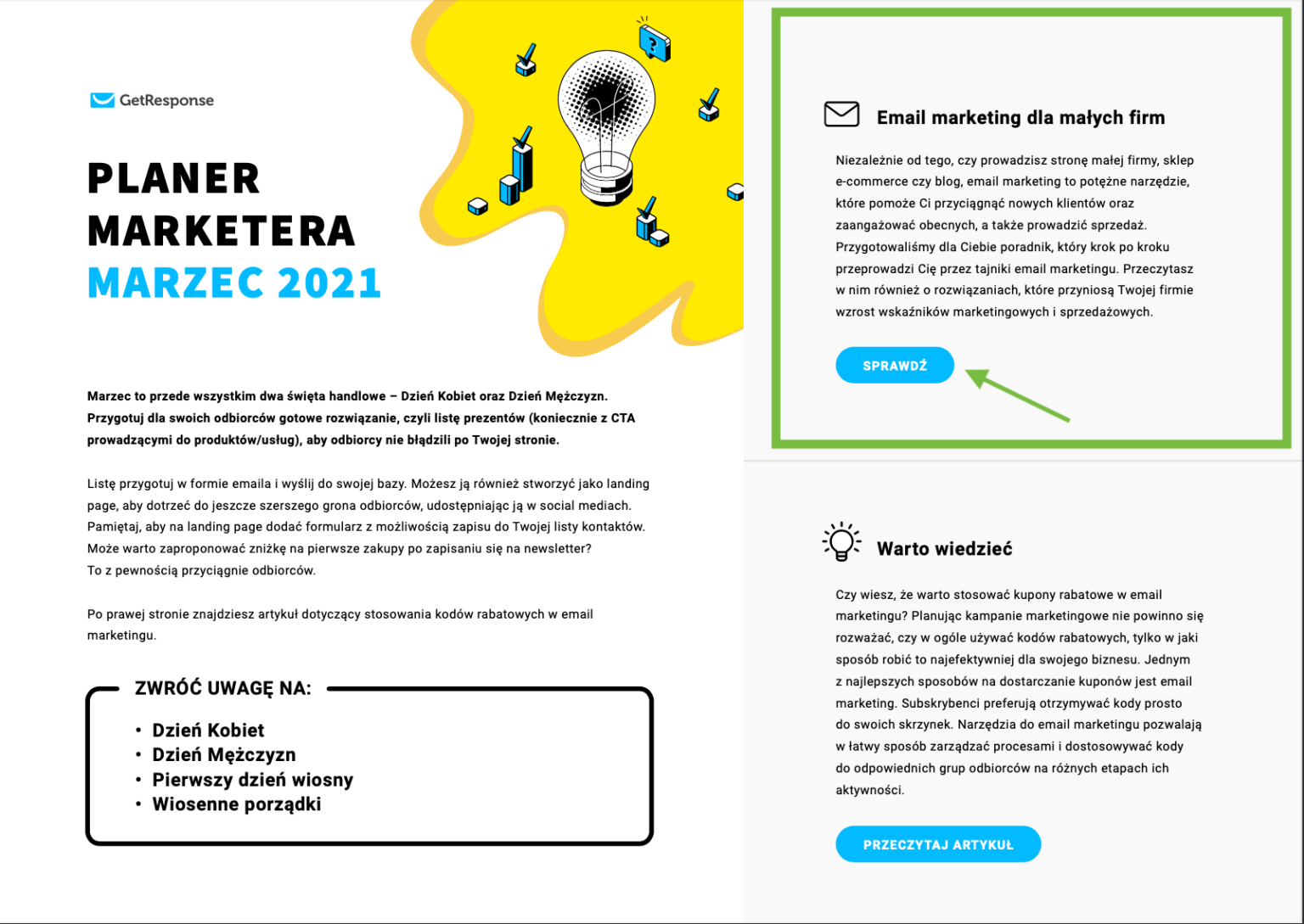 Planer Marketera, czyli jak wykorzystać kalendarz marketingowy do swoich kampanii