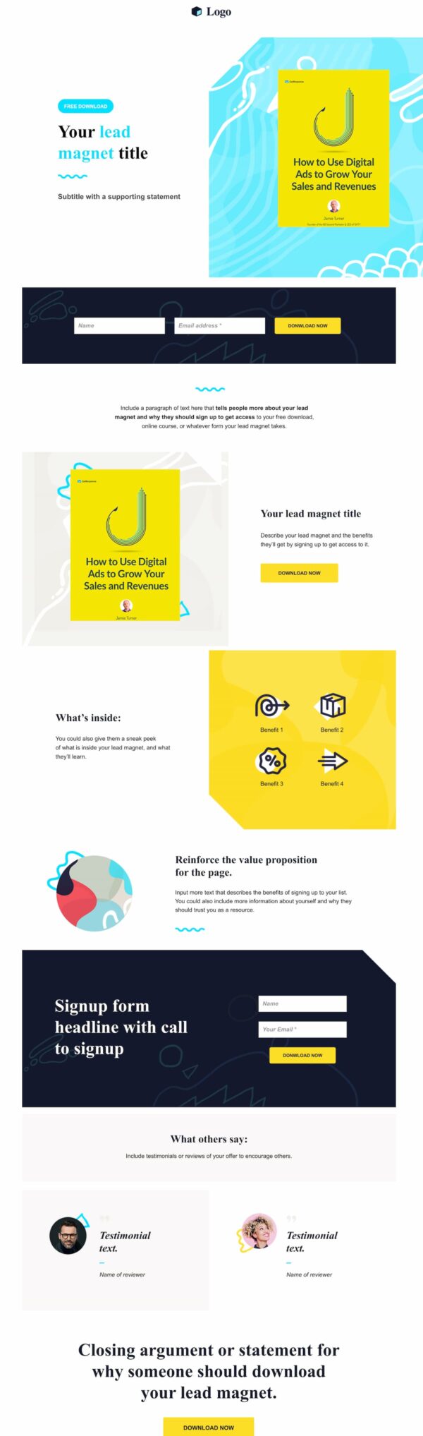 5 Amazing Ebook Landing Page Designs (+ 15 Templates)