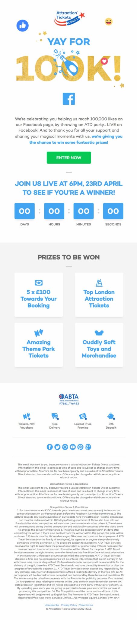 Giveaway Emails – Prize-Winning Examples & Best Practices