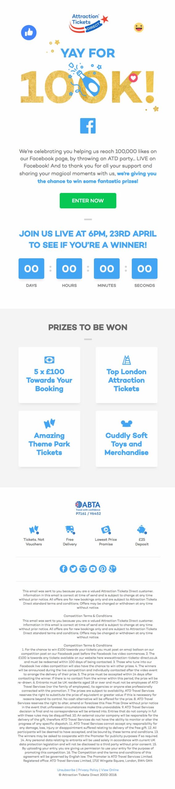 Giveaway Emails – Prize-Winning Examples & Best Practices