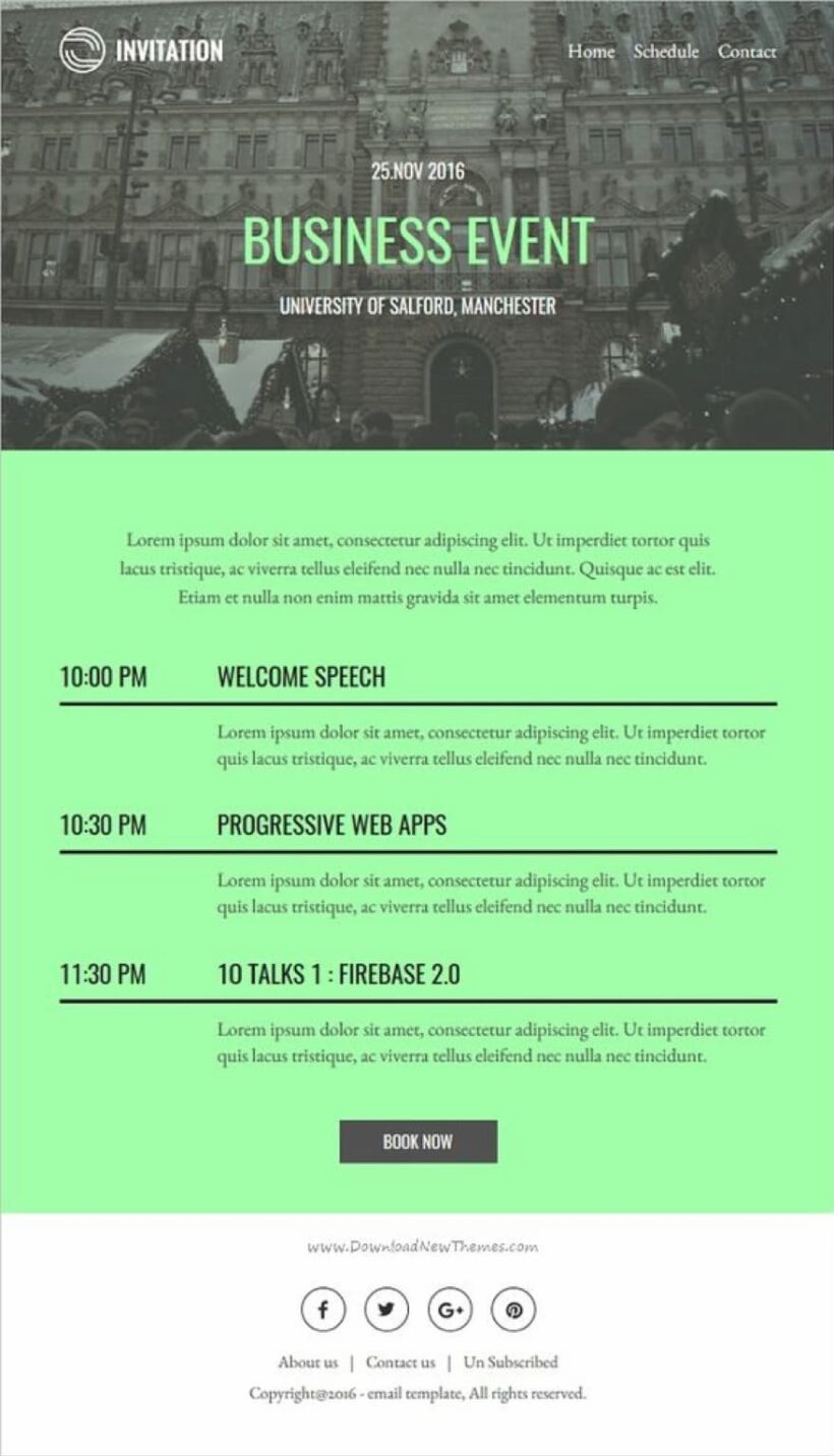 15+ Event Invitation Email Templates and Examples