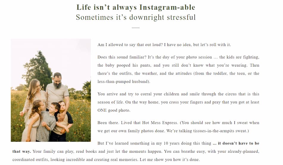 11 Tips To Create A Photographer About Me Page (With Examples)