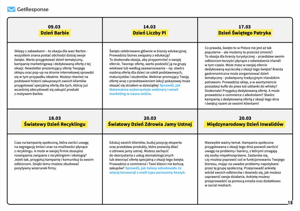 Planer Marketera, czyli jak wykorzystać kalendarz marketingowy do swoich kampanii