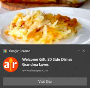 11 Web Push Notification Examples | GetResponse Blog