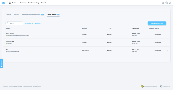 GetResponse Promo Codes For Emails + Grab 10% Off