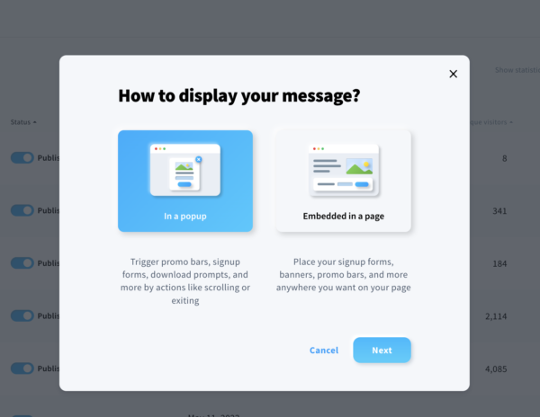 15 Spectacular Popup Examples and What Makes Them Great
