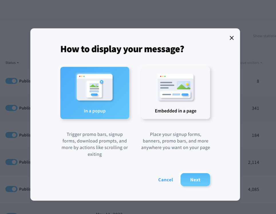 15 Spectacular Popup Examples and What Makes Them Great