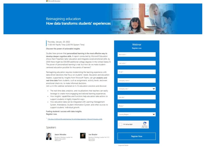 8 Great Webinar Landing Page Examples for 2023 & What They Did Right