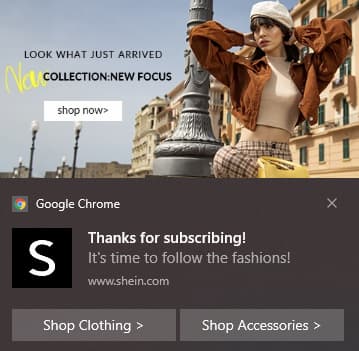 11 Web Push Notification Examples | GetResponse Blog