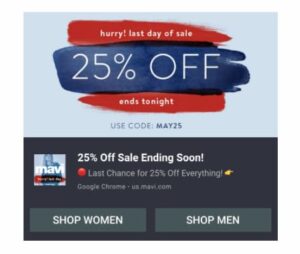 11 Web Push Notification Examples | GetResponse Blog