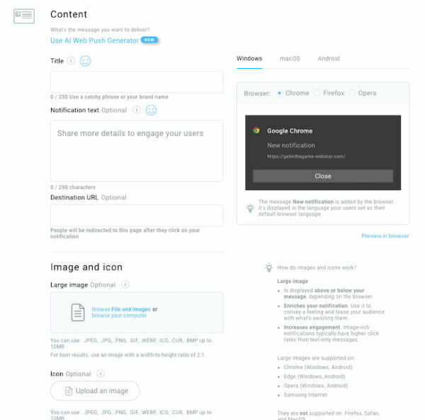 11 Web Push Notification Examples | GetResponse Blog