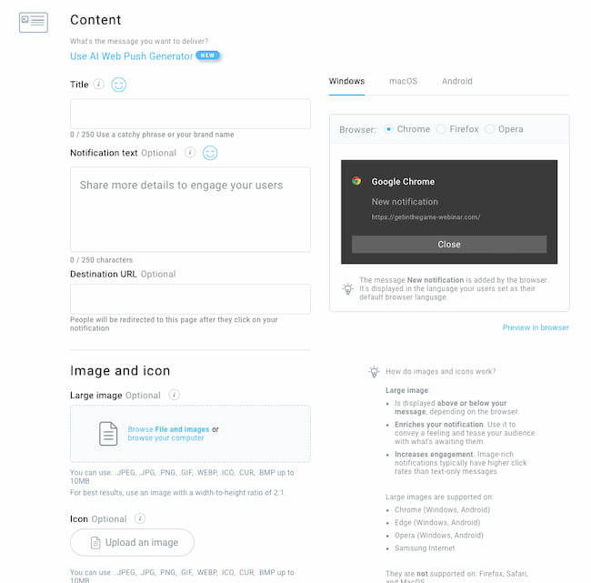 11 Web Push Notification Examples | GetResponse Blog