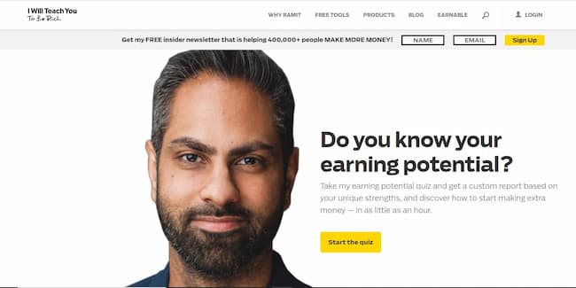 15 Personal Website Examples To Inspire You - GetResponse