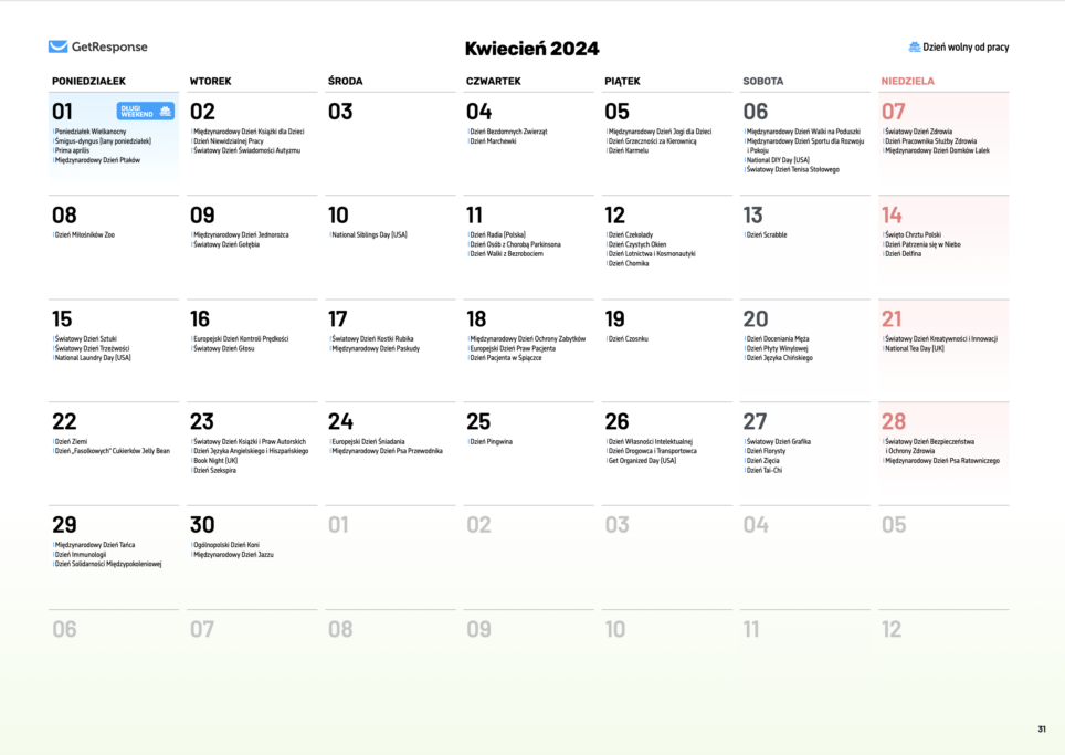 Planer Marketera, czyli jak wykorzystać kalendarz marketingowy