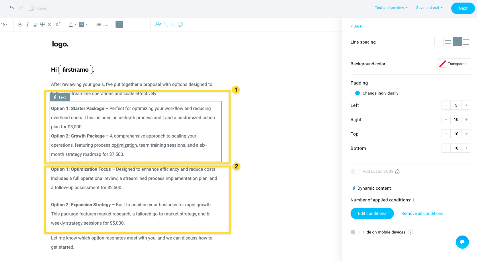 Introducing Getresponses Visual Dynamic Content Builder