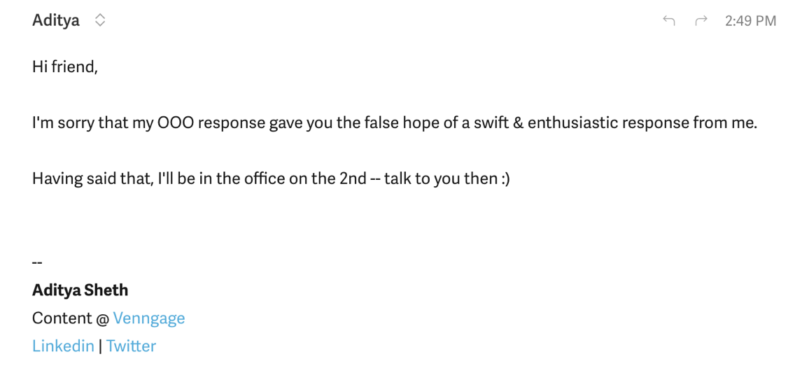 15 Best Out Of Office Message Examples To Inspire You Tips