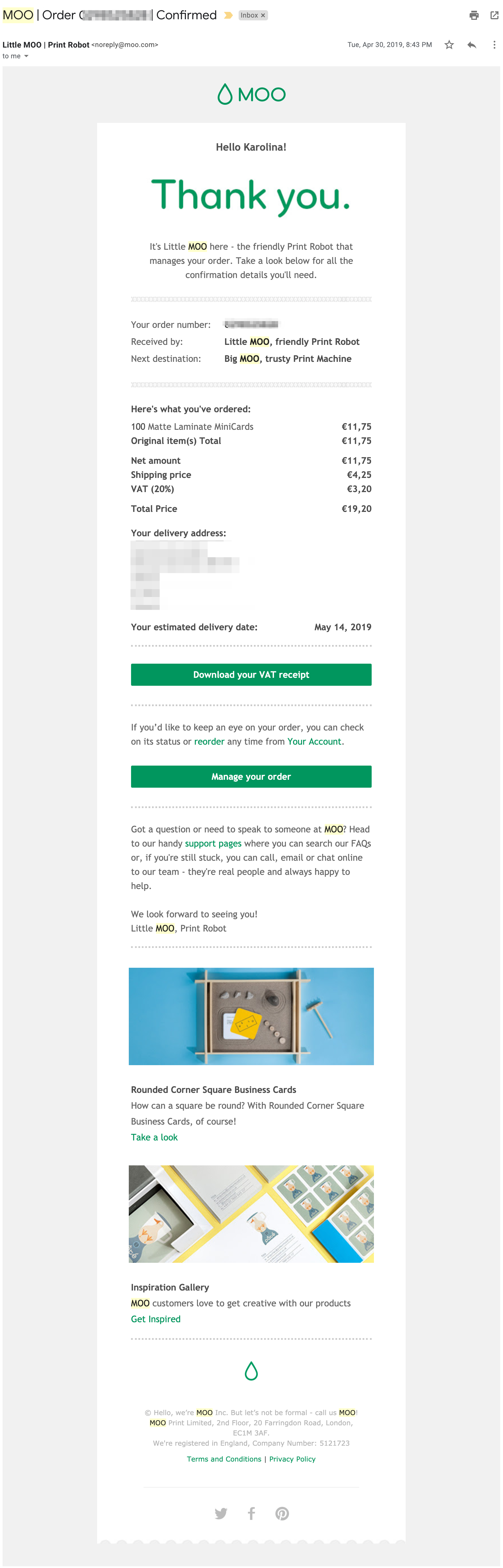 Confirmation Email Templates - 12 Examples + Tips - Blog GetResponse