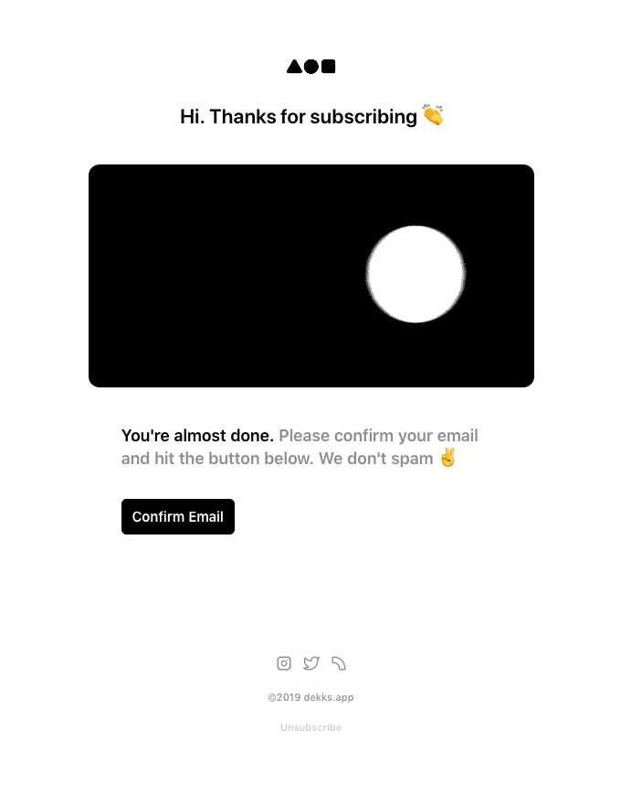 Confirmation Email Templates - 12 Examples + Tips - Blog GetResponse