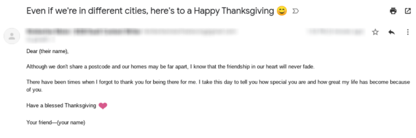 How To Write A Heartfelt Thanksgiving Email (With Examples)