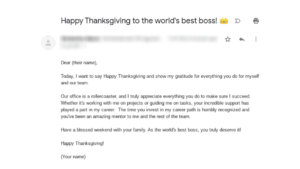 How To Write A Heartfelt Thanksgiving Email (With Examples)
