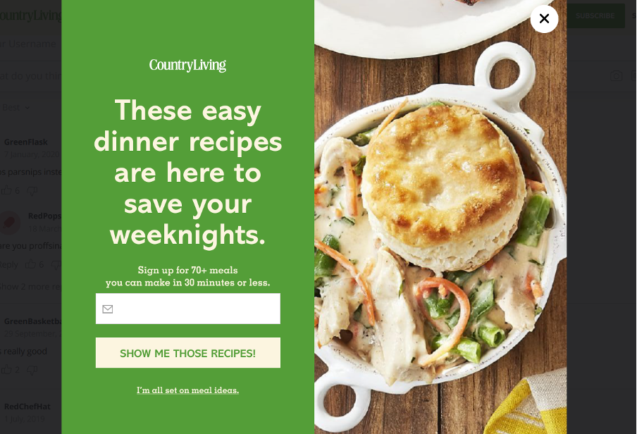 15 Spectacular Website Popup Examples