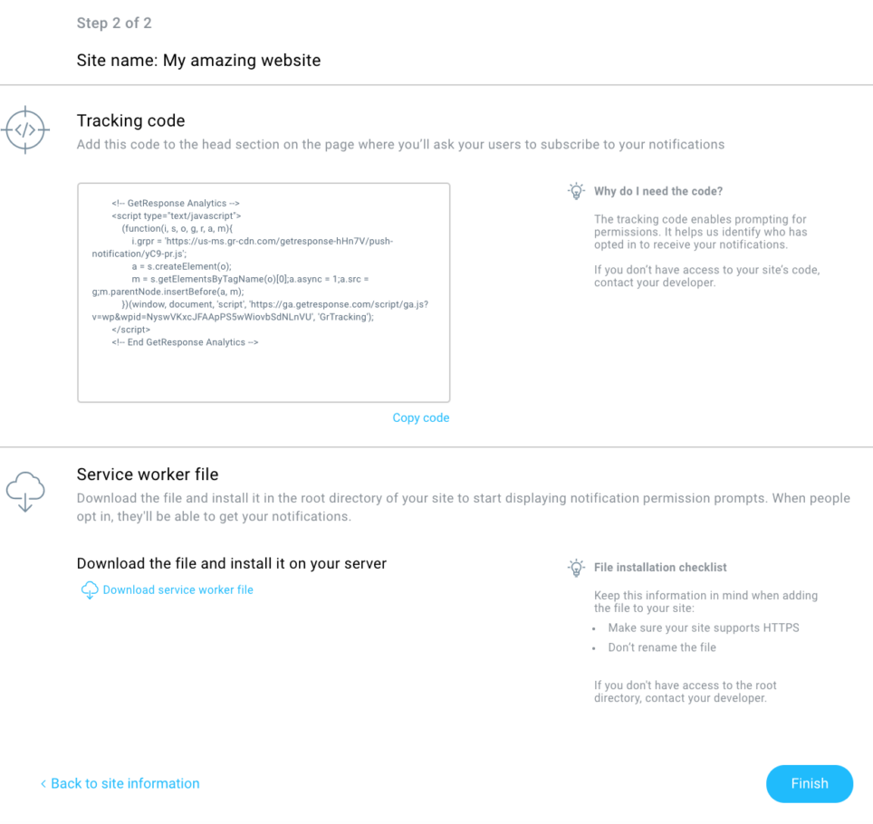 Introducing Web Push Notifications in GetResponse