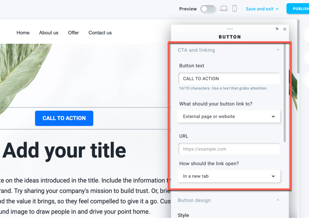 How To Add And Edit A Button On My Website 