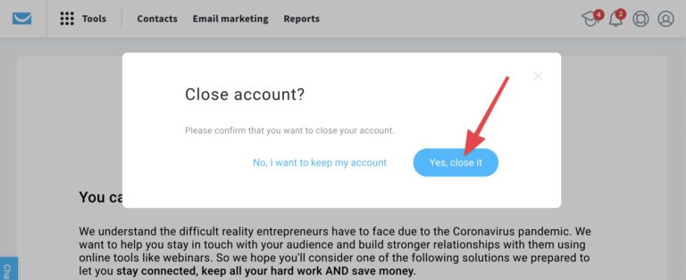 How can I cancel my account?