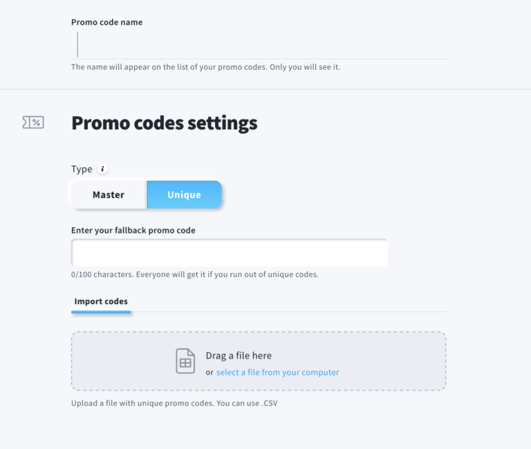 How to create promo codes? | Help