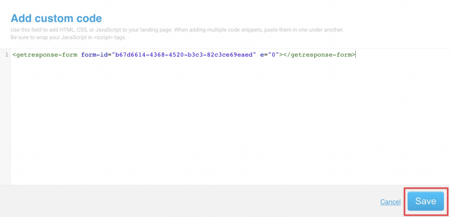 How to install new forms and popups on a landing page?