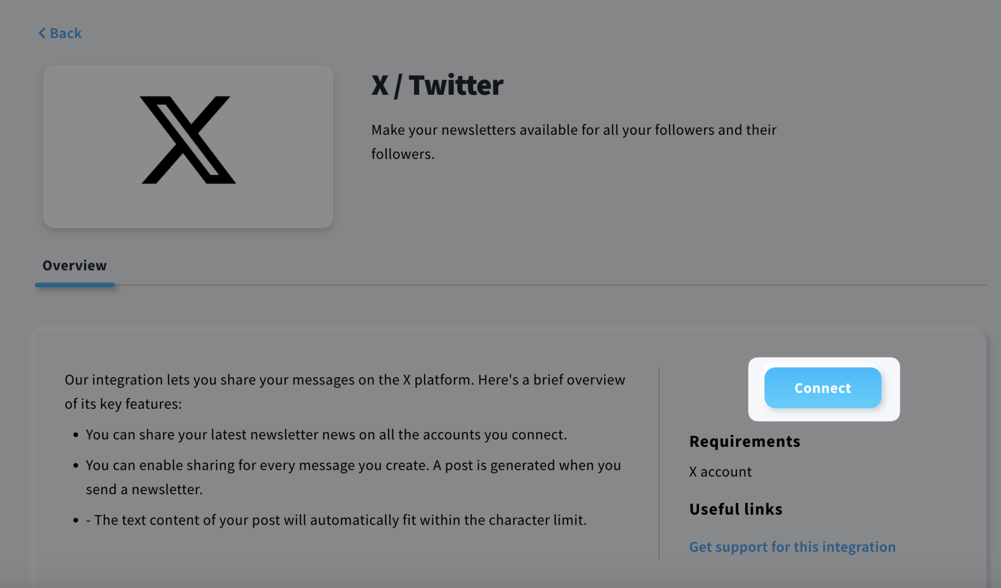 How to connect my X (Twitter) and GetResponse accounts?
