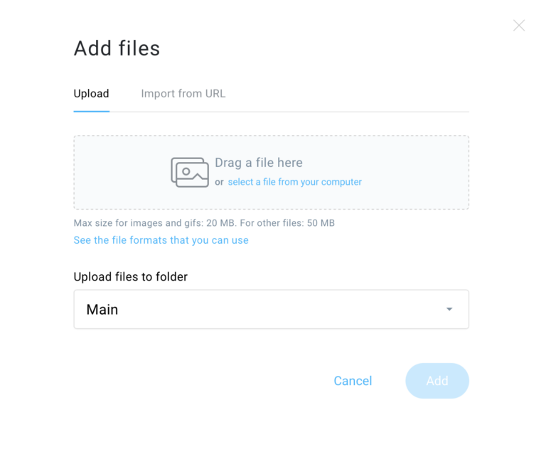 How to add attachments to my messages?