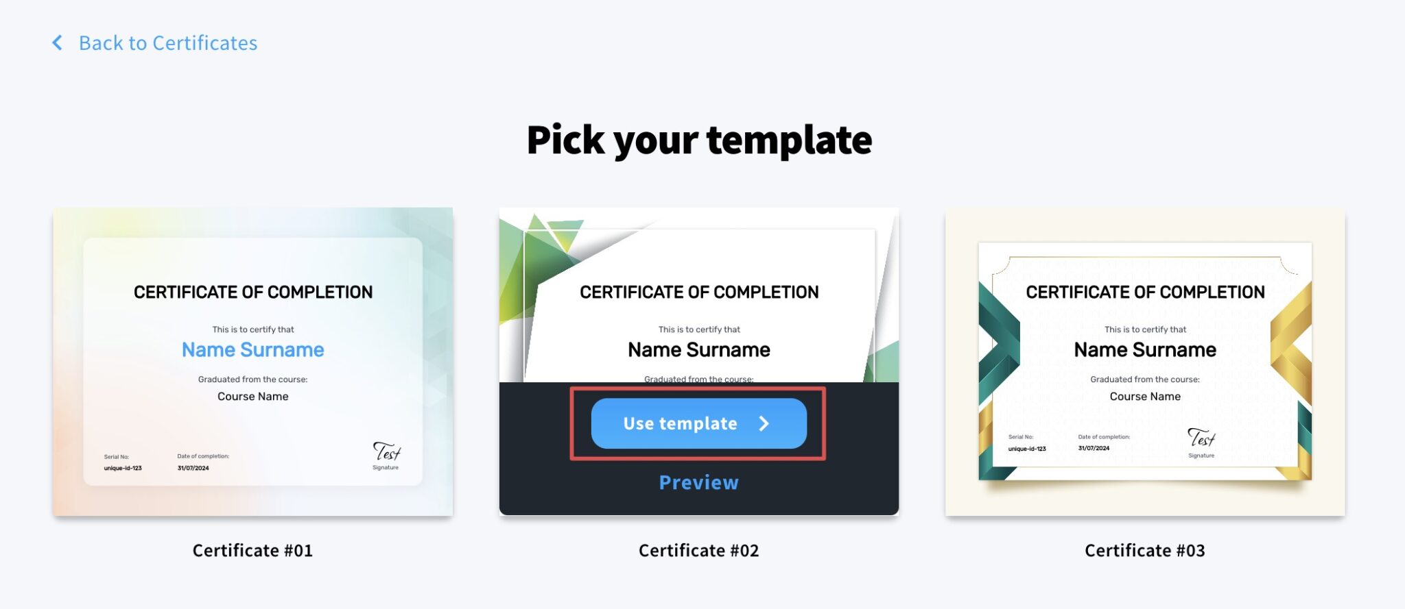 How to create a certificate?