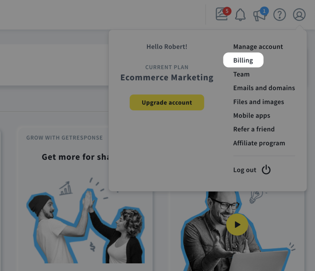 How can I cancel my account?